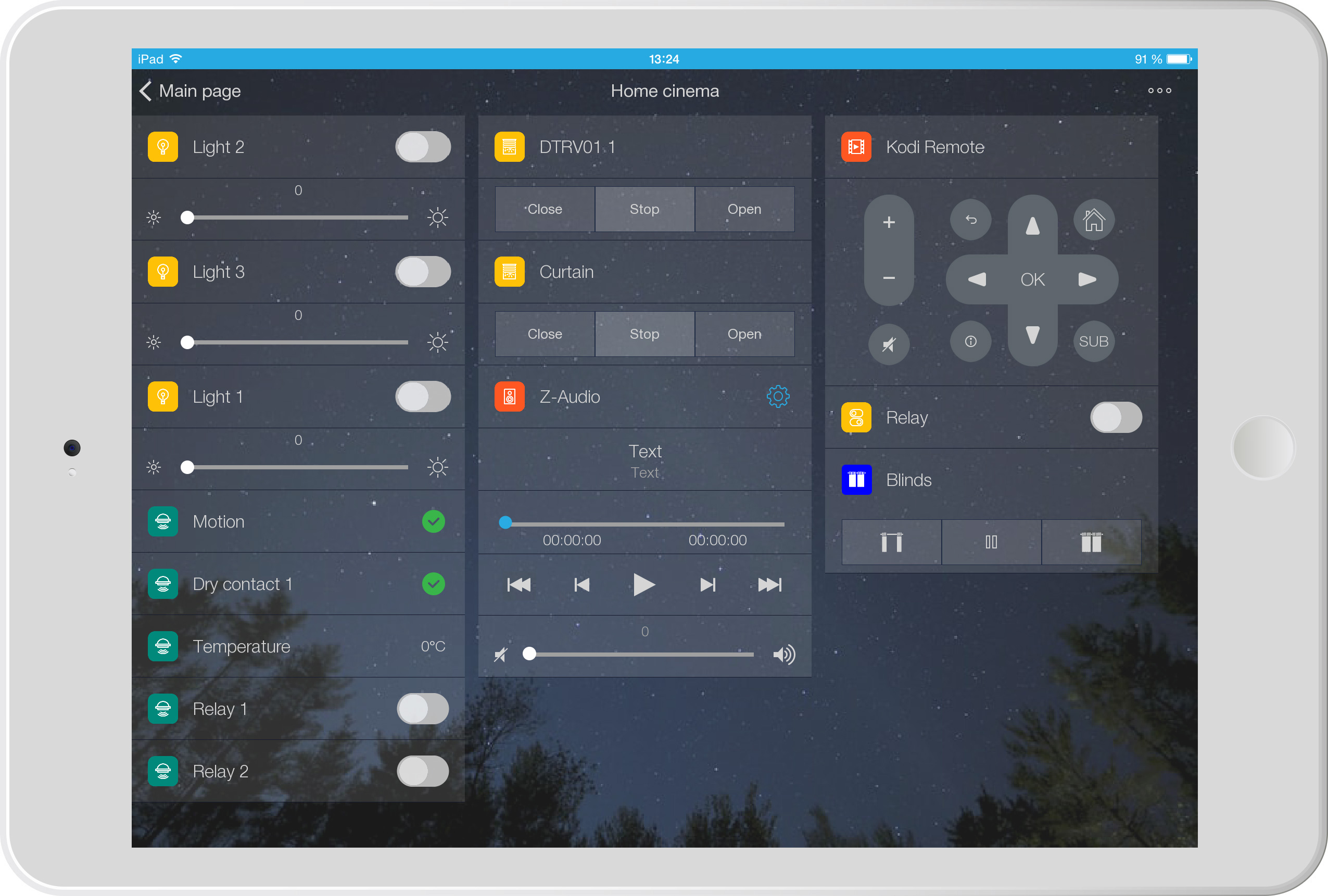 iRidi Lite: Control system (visualization + server) for simple and typical automation projects.